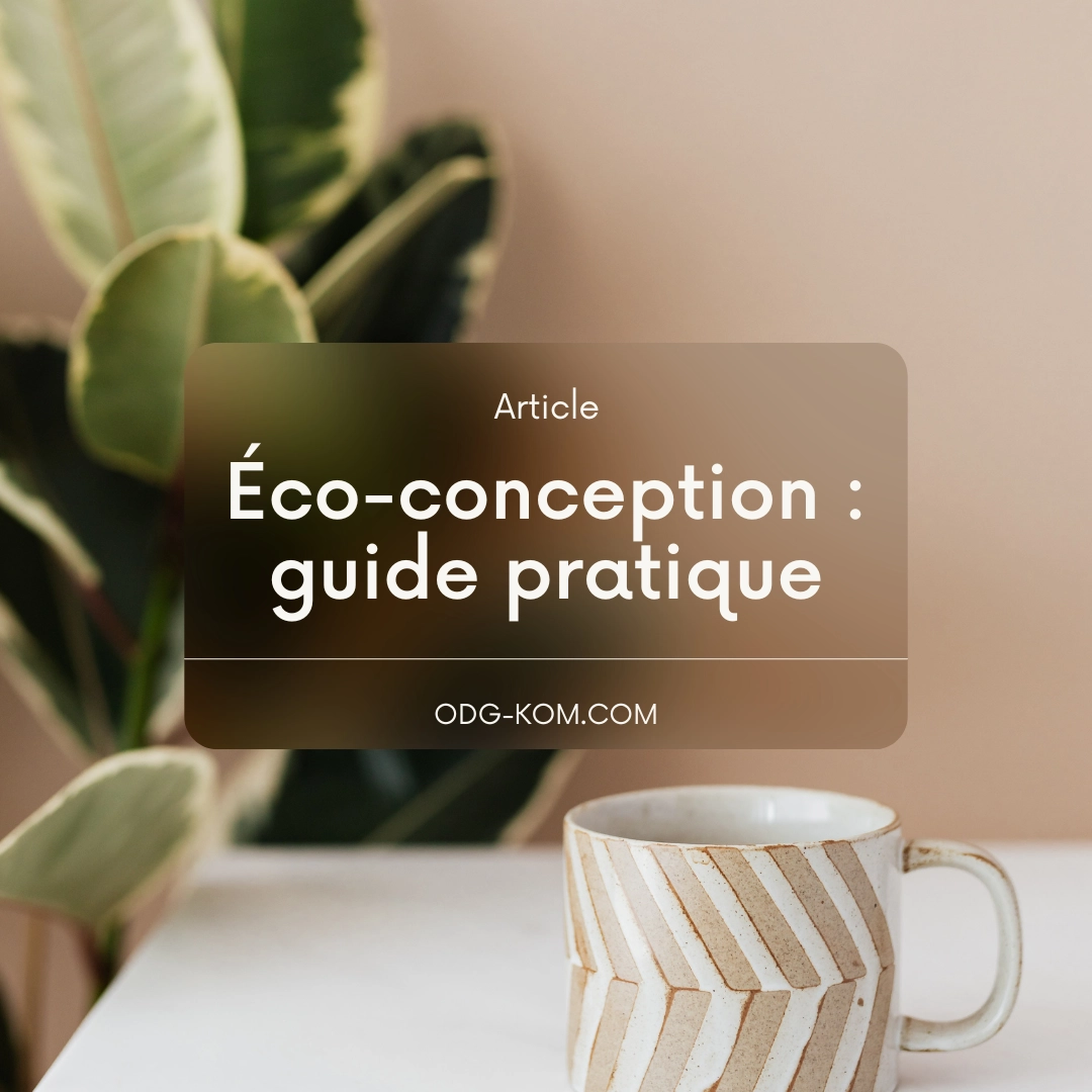 Éco-conception : guide pratique pour une communication responsable ...
